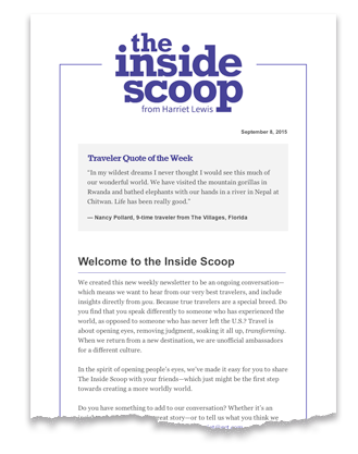 The Inside Scoop | Overseas Adventure Travel